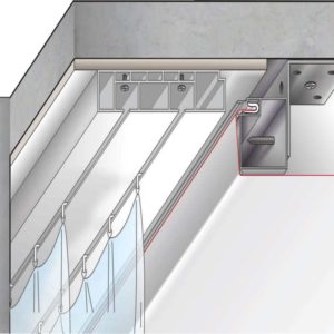 No. 34 Aluminum track for concealed curtain track installation — Saros ...