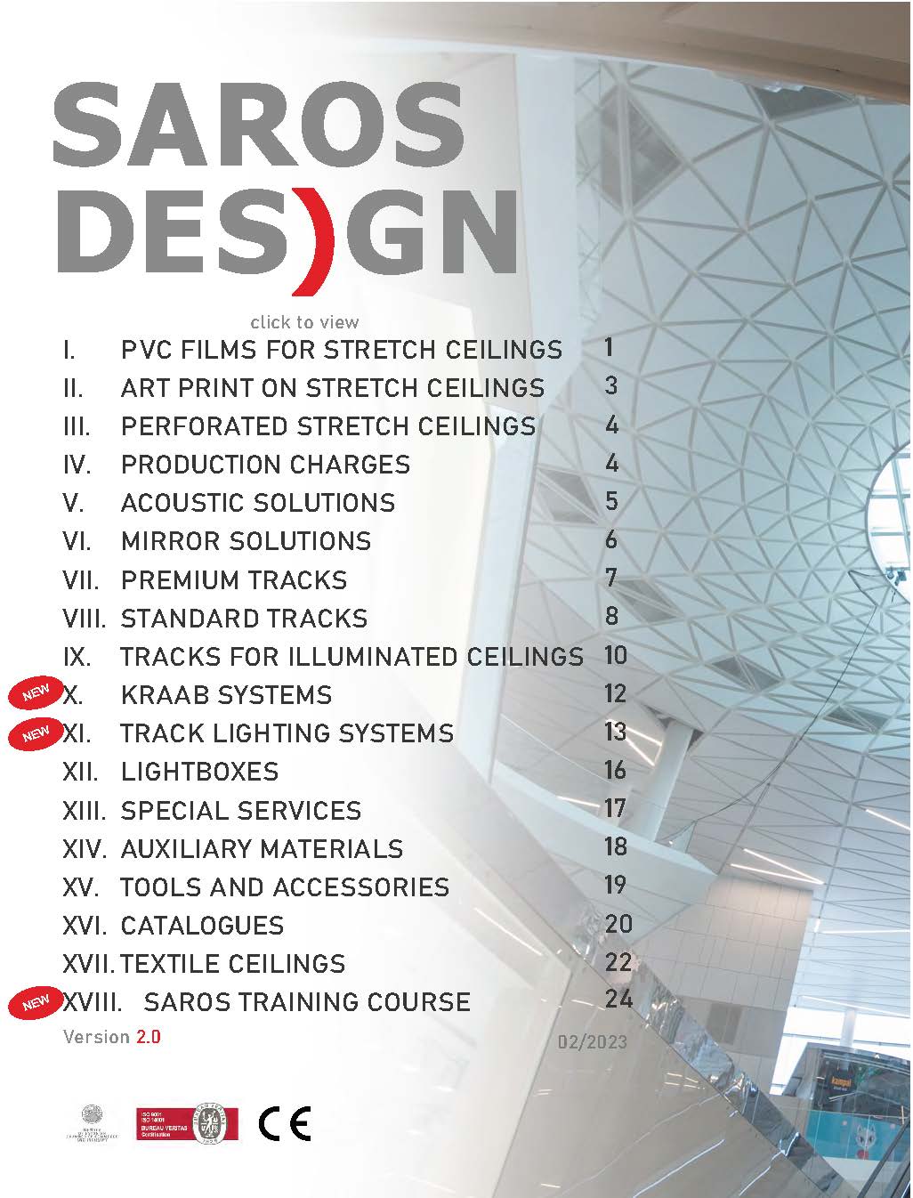 Updated pricelist 2.0 — Saros Design