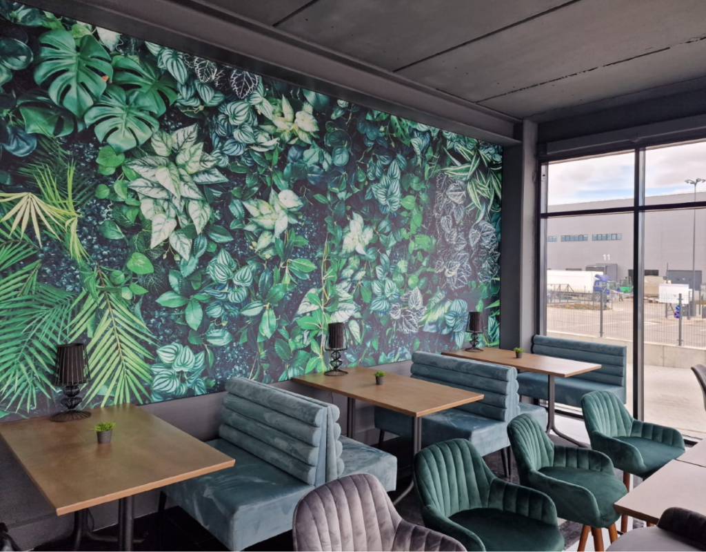 Restaurant with Saros textile wall — Saros Design